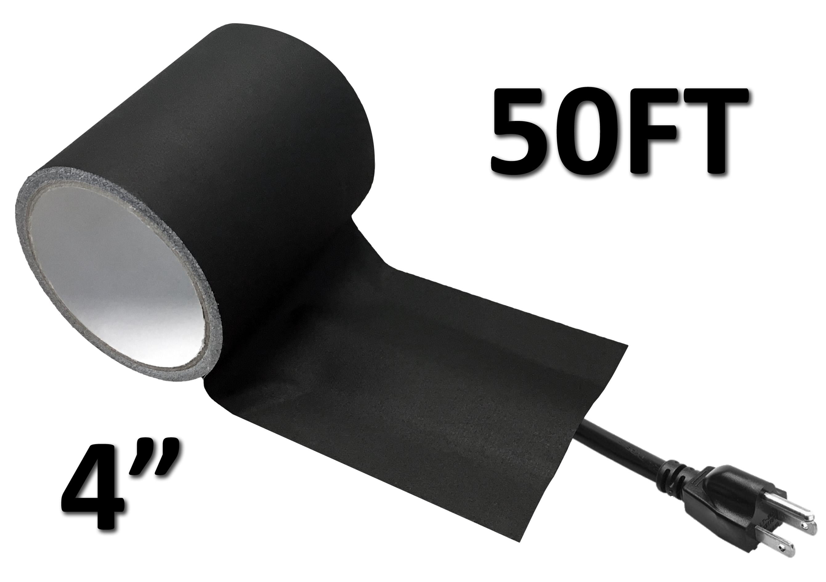Black Gaffers Electrical Tape for Wire & Cable Cover - 4" Width, 50 ...