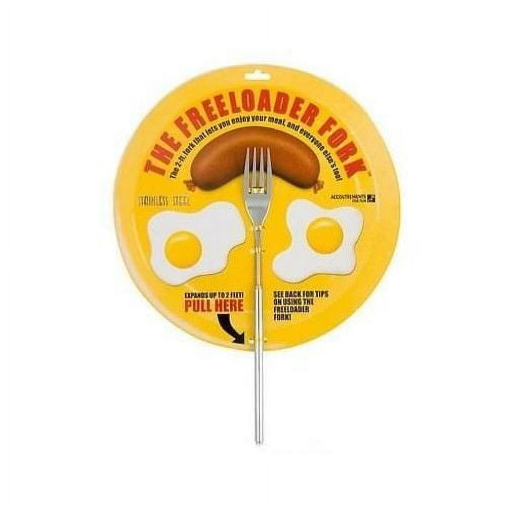 Accoutrements Freeloader extendable grip fork, normal, Silver - Walmart.com