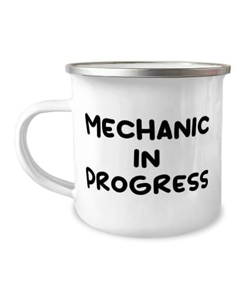 Gag Mechanic Gifts, Mechanic in Progress, Birthday 12oz Camper Mug For ...