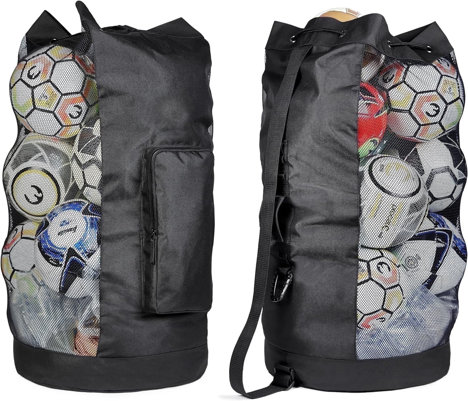 "Gagasport Extra Large Sports Ball Bag, Mesh, Holds 13 Soccer Balls or ...