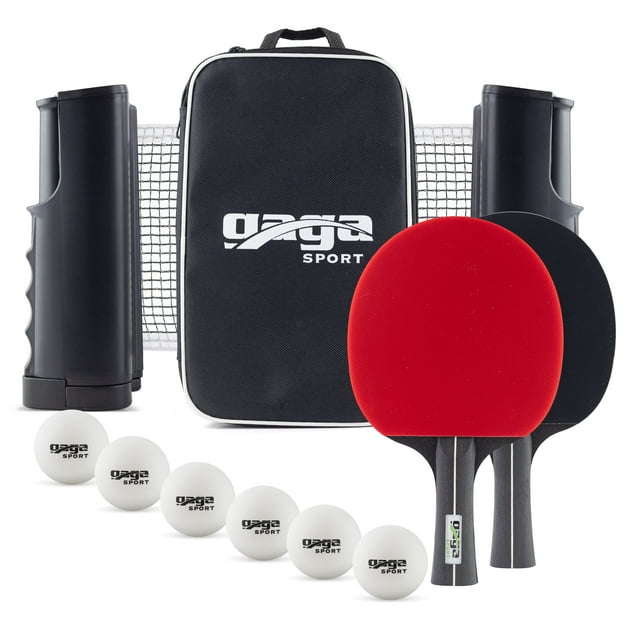 Gagasports Retractable Ping Pong Net Set Portable Table Tennis Kit with ...