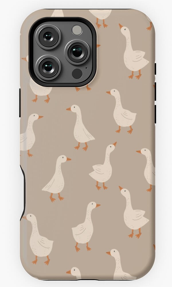 Gaggle of Geese Neutral Phone Case for iPhone 16 15 14 13 12 11 Pro Max ...
