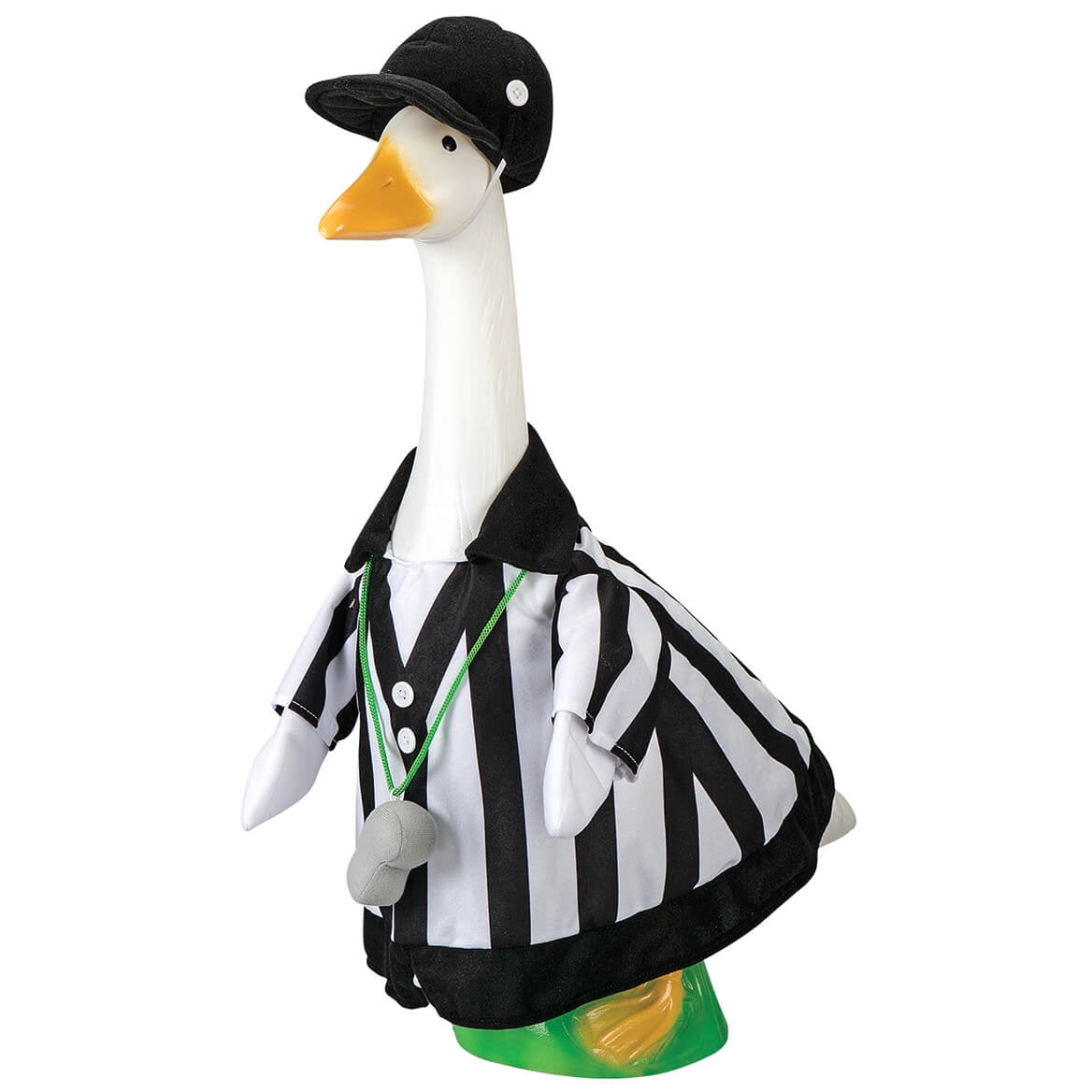 Gaggleville Referee Goose Outfit – 3-Piece Costume with Striped Shirt ...