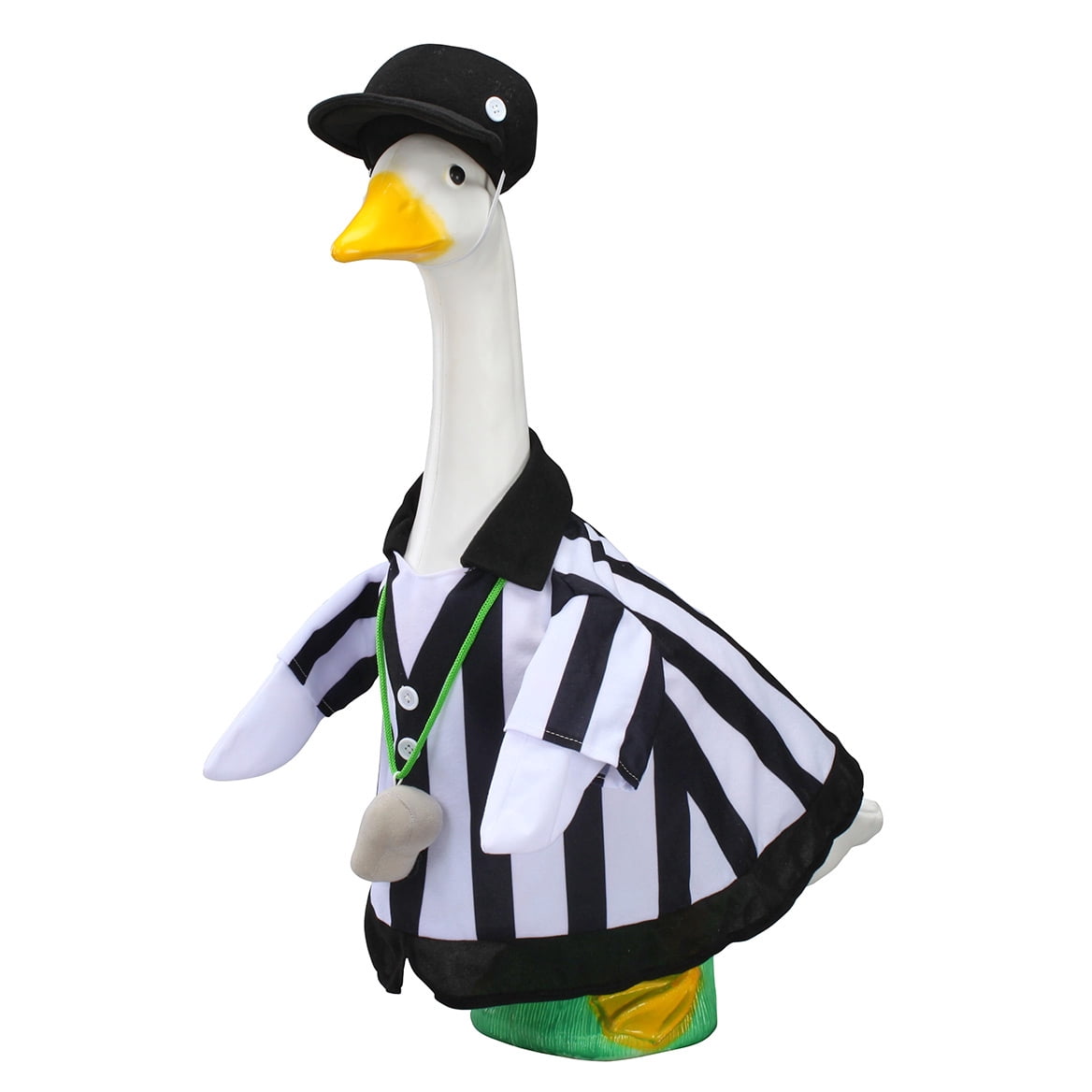 Gaggleville Referee Goose Outfit – 3-Piece Costume with Striped Shirt ...