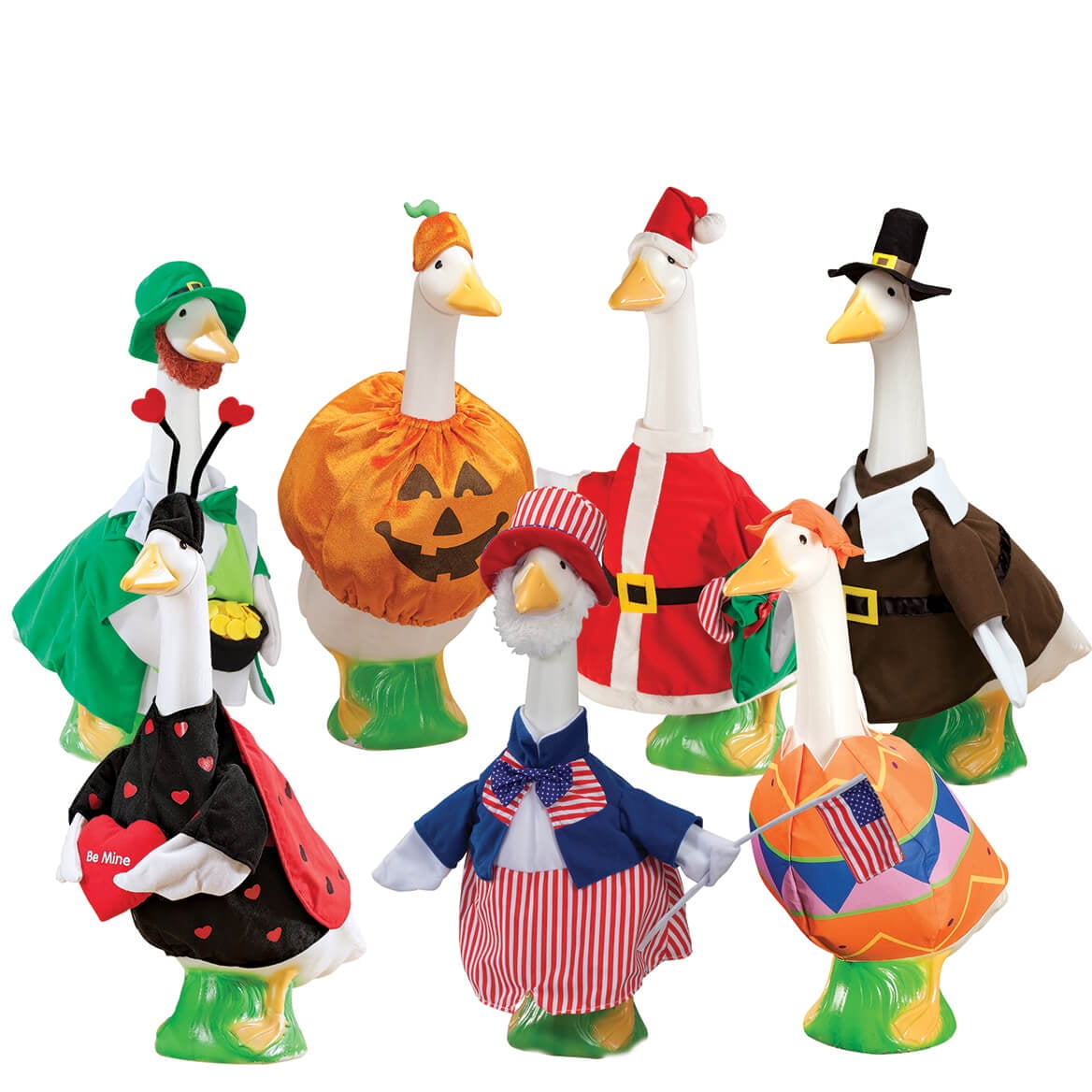 GagglevilleTM Goose Outfits - All Seasons Holiday Bundle, Fits Large 23 ...