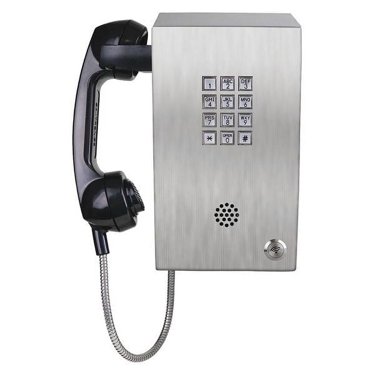 Gai-Tronics Telephone,Analog,Gray,Surface Mount 210-001BH - Walmart ...