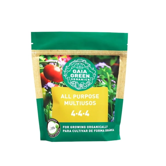 Gaia Green All Purpose (4-4-4) 500g Fertilizer - Walmart.com