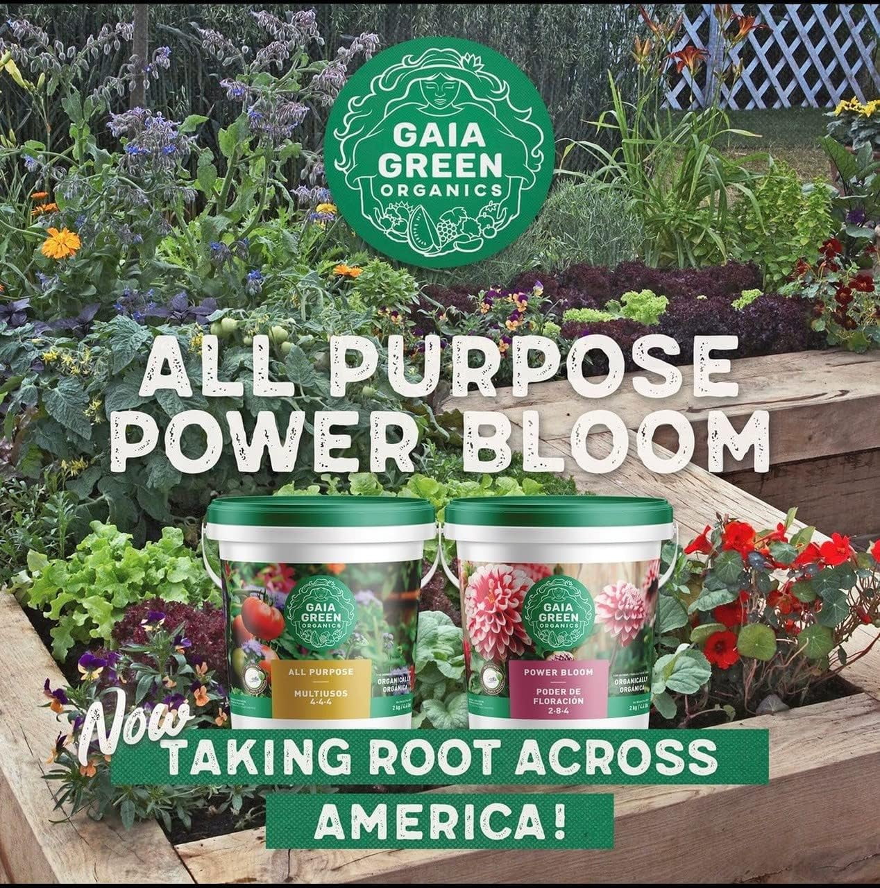 Gaia Green All Purpose & Power Bloom 2KG (5280 Garden Supply) - Walmart.com