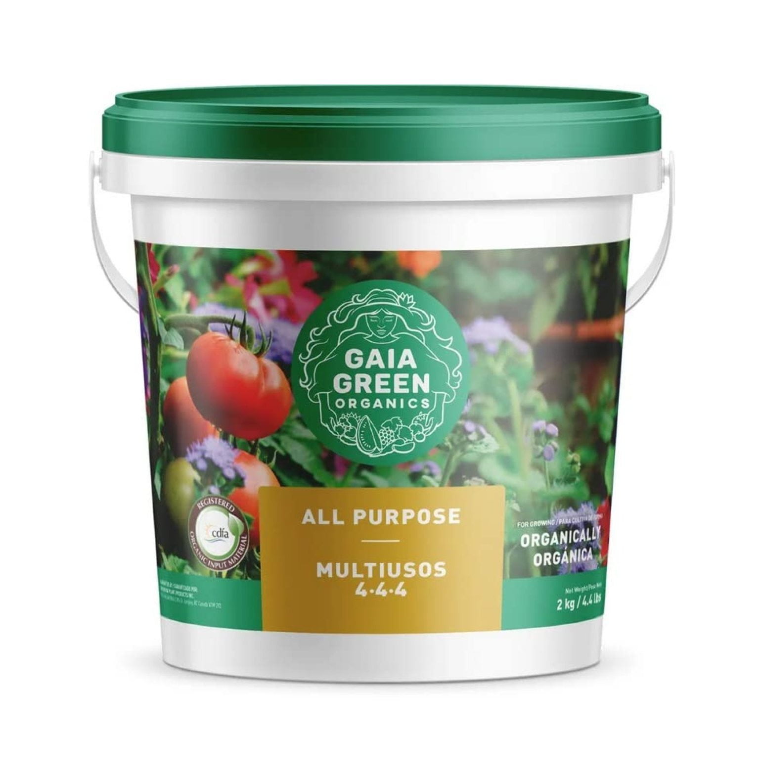 Gaia Green Organics All Purpose 4-4-4-2kg (4.4 lb) - Walmart.com
