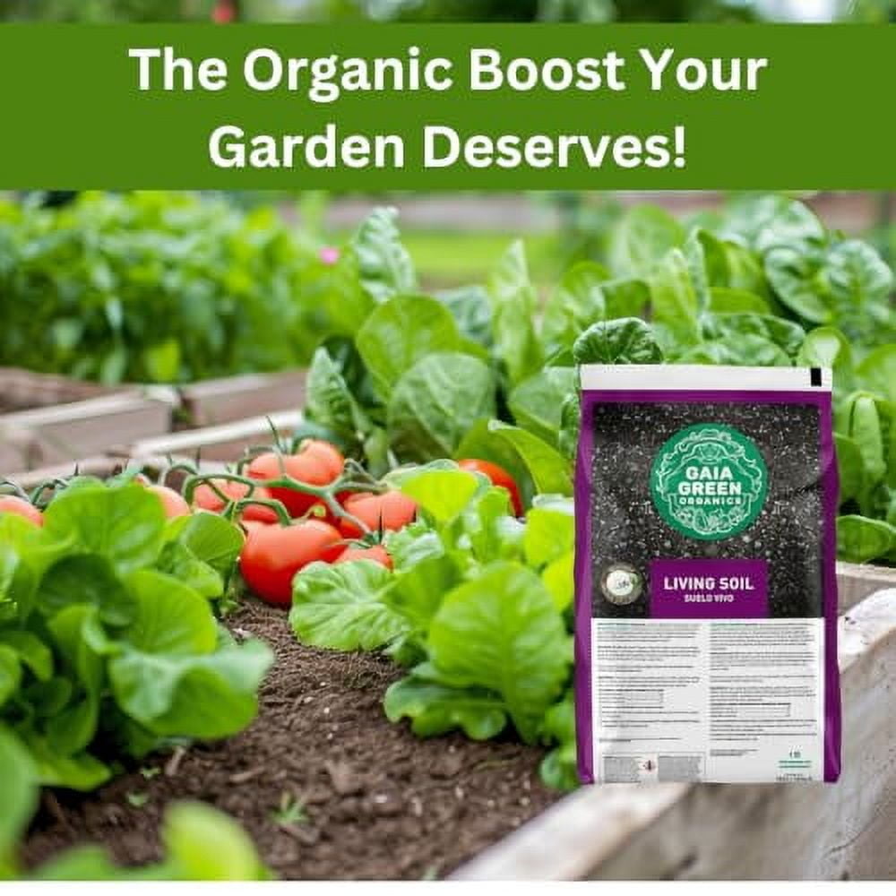 Gaia Green Organics Living Soil, 1.5 cu ft | Premium Organic Potting ...