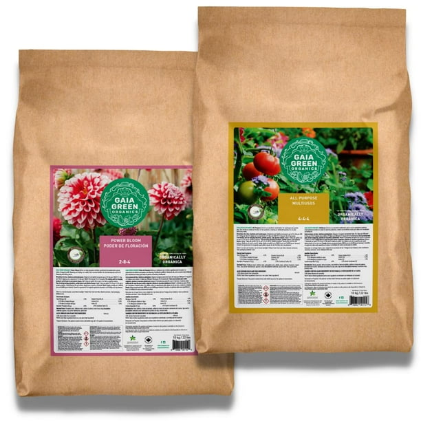 Gaia Green Power Bloom and All Purpose Organic Plant Nutrients ...