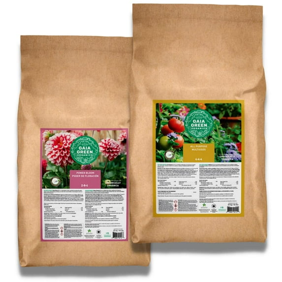 Gaia Green Power Bloom and All Purpose Organic Plant Nutrients ...