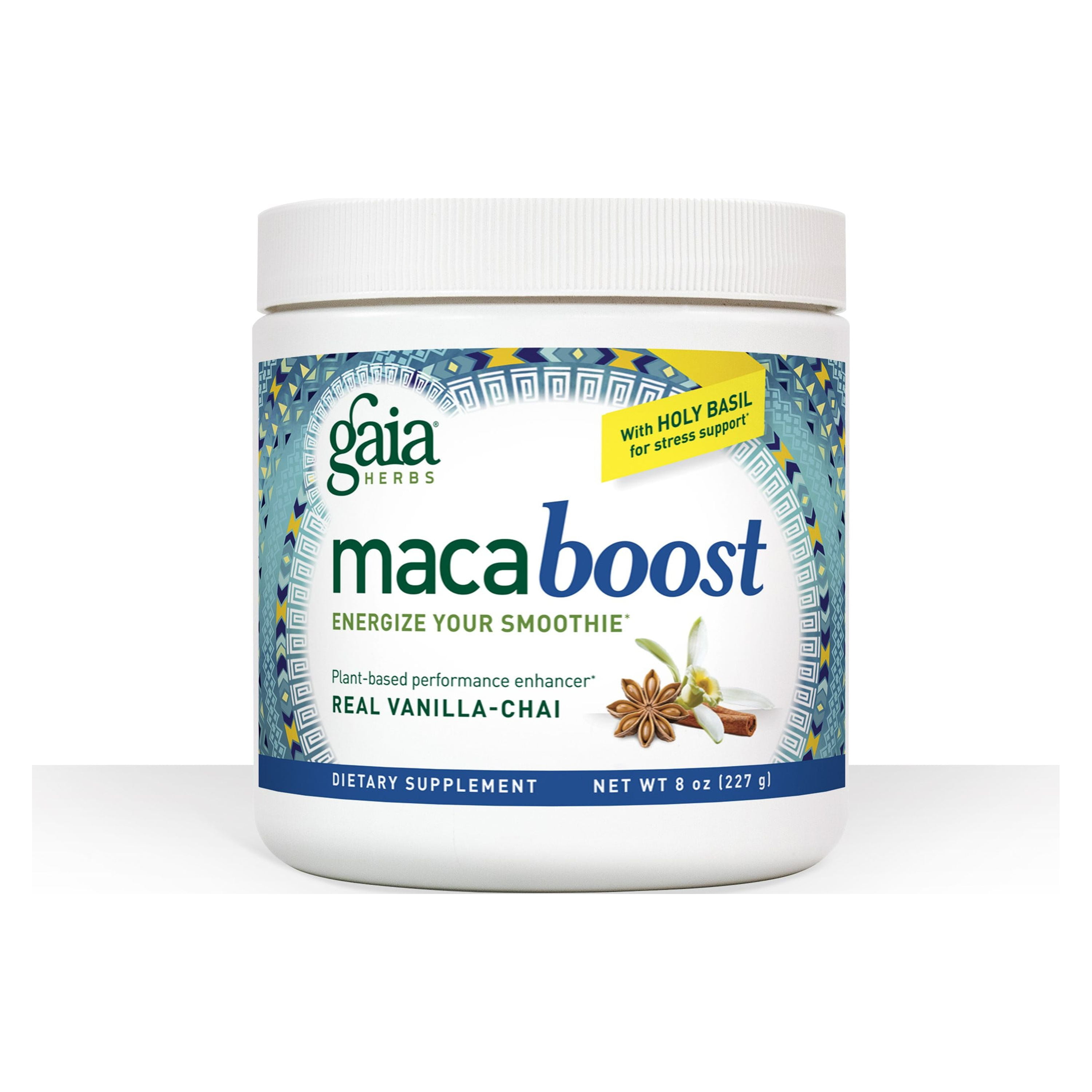 Gaia Herbs - Macaboost Energize Your Smoothie Real Vanilla Chai - 8 oz ...