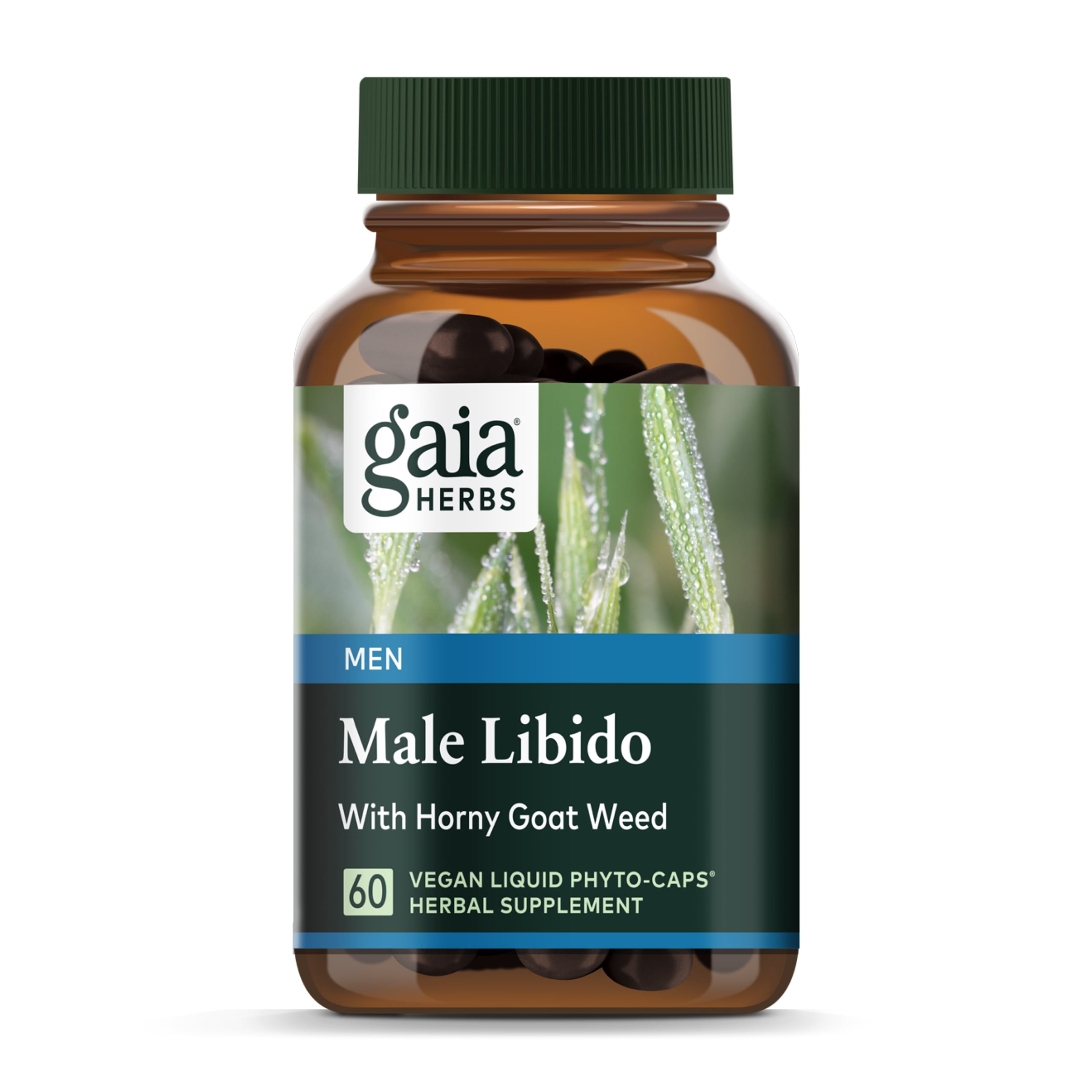 Gaia Herbs Male Libido, Tongkat Ali Supplement, Organic Horny Goat Weed ...
