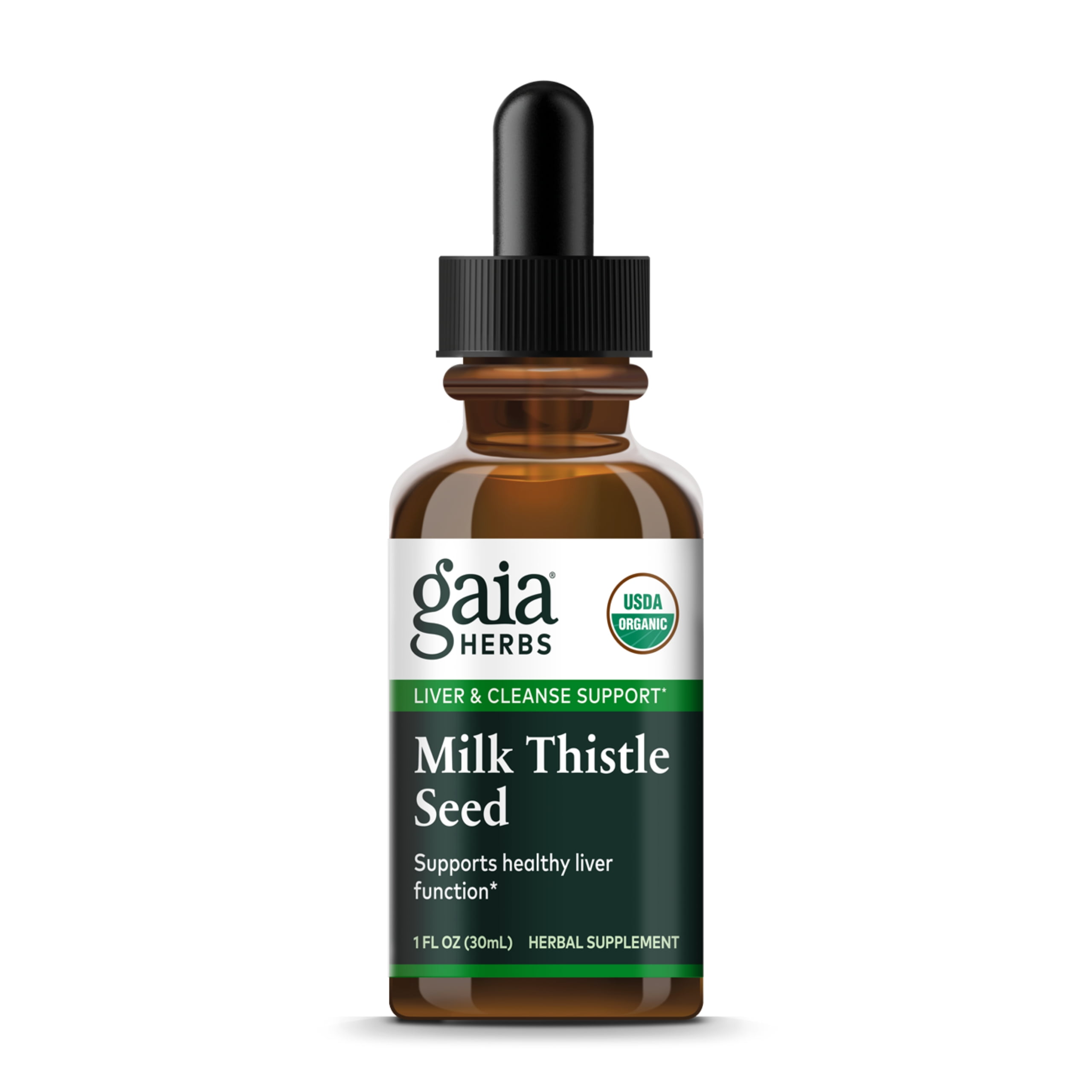 Gaia Herbs Milk Thistle Seed 1 fl oz Liq - Walmart.com