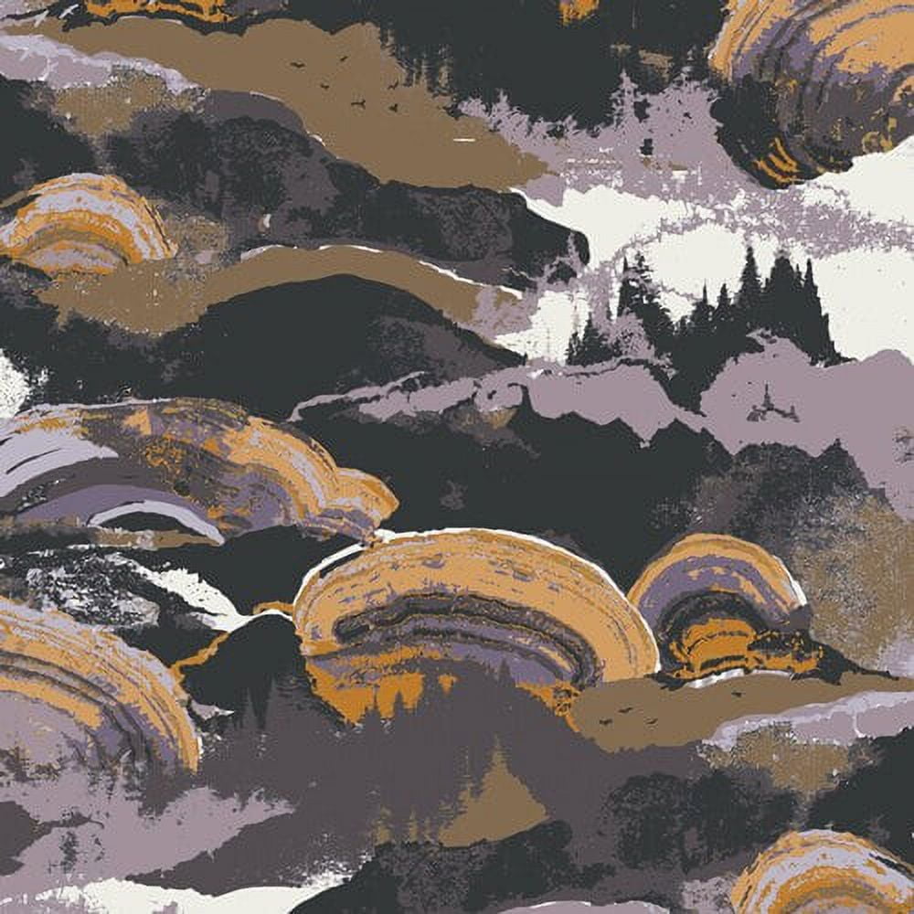 Gaia Sunshine, earth tone cotton fabric Earthen Art Gallery Fabrics ...