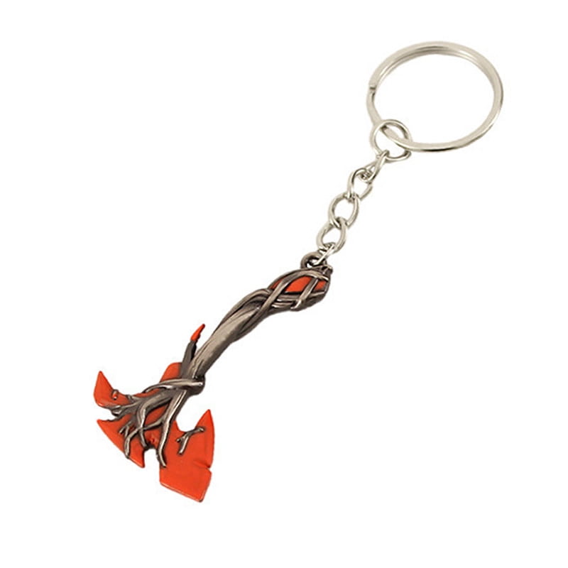 Gaia's Avenge Hatchet Keychain Zinc Alloy Axe Keyring Cosplay ...
