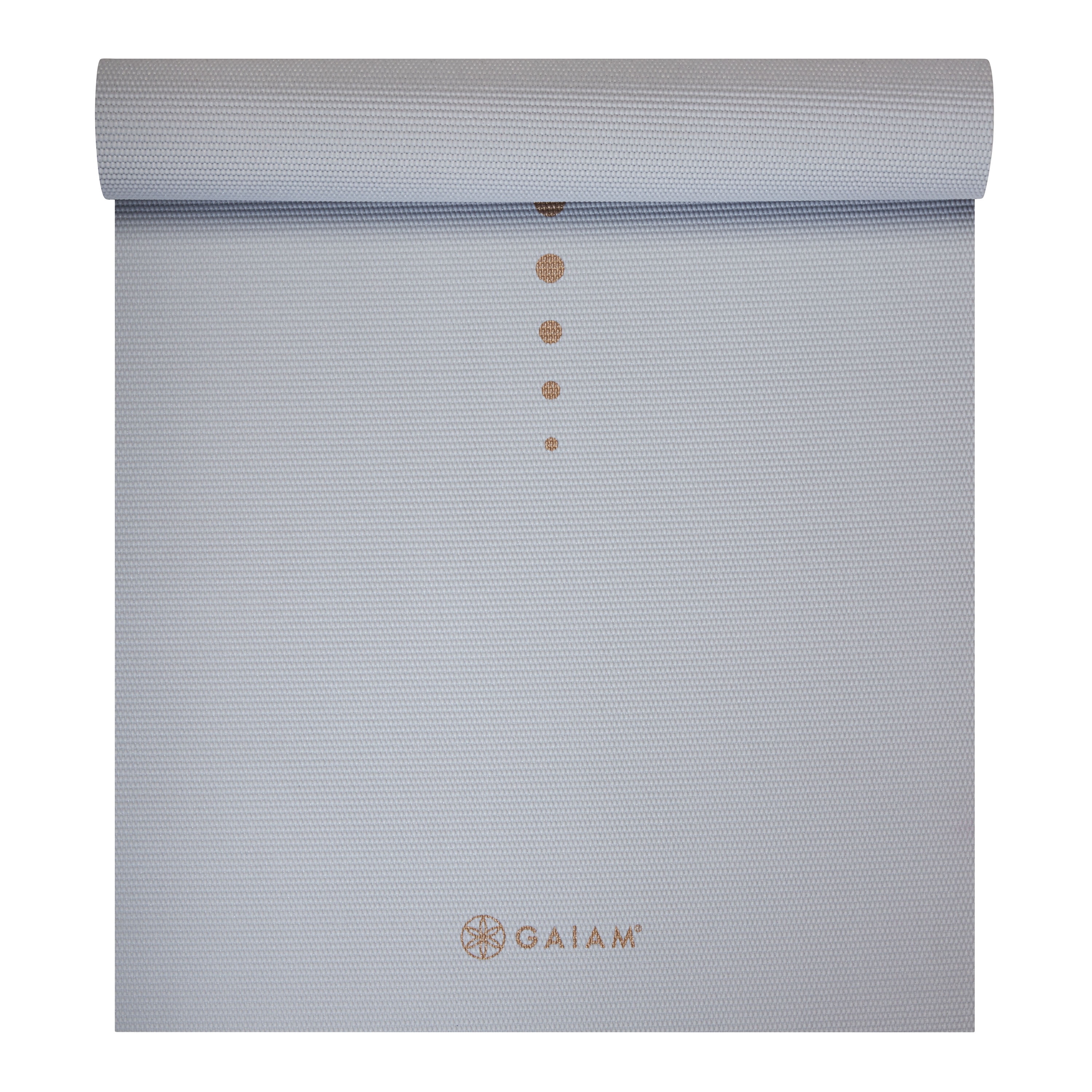 Gaiam 6mm Printed Yoga Mat, Non Slip Fitness Mat for All Types of Yoga ...