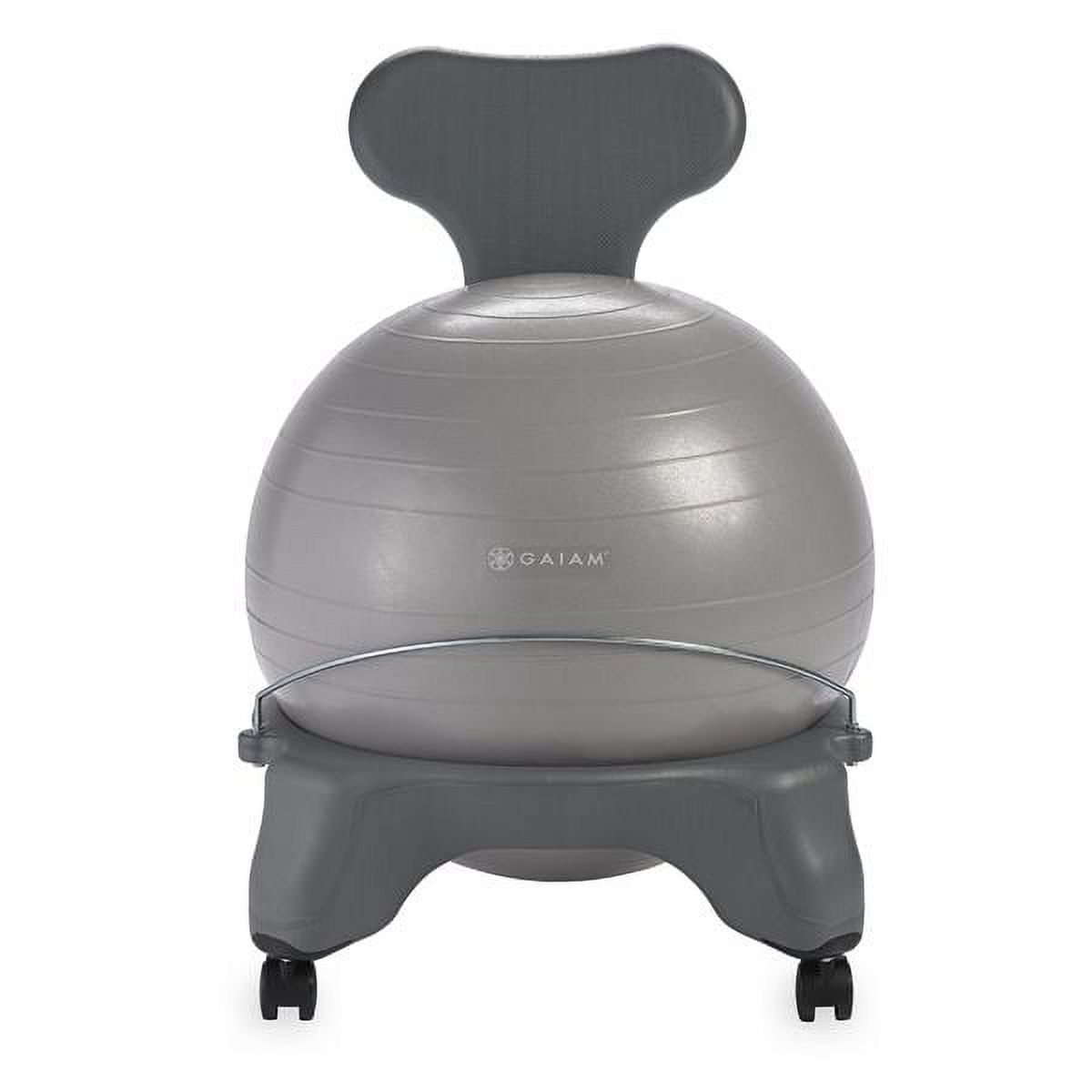 Gaiam Balance Ball Chair, Cool Grey - Walmart.com