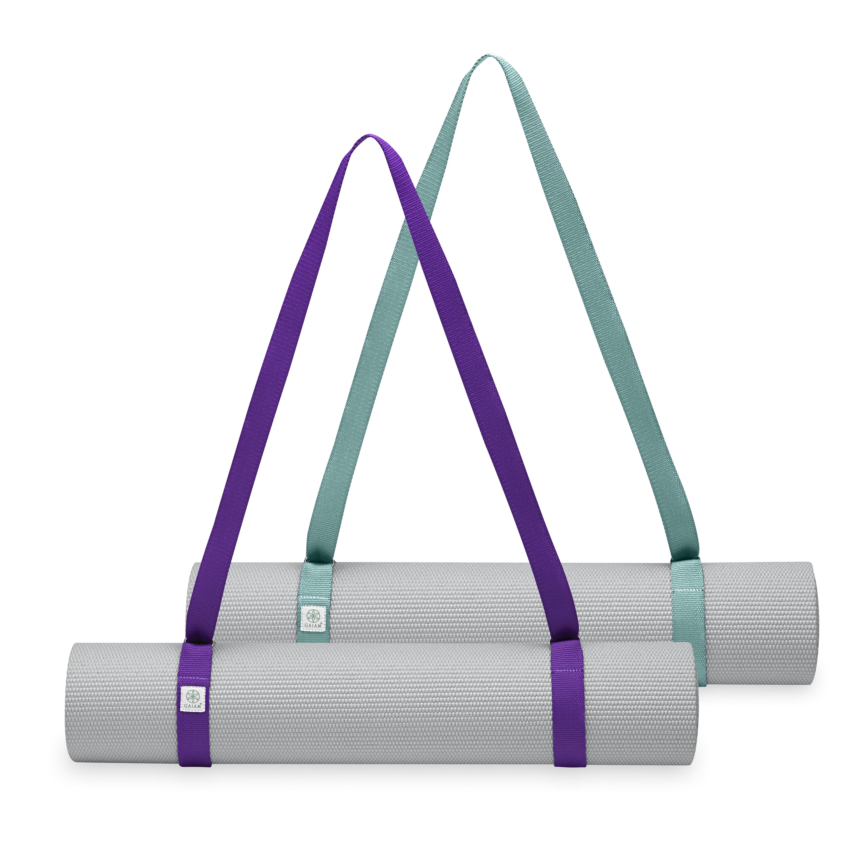 Gaiam Easy Cinch Yoga Mat Sling - Purple Jam/Maldive (Asst) - Walmart.com