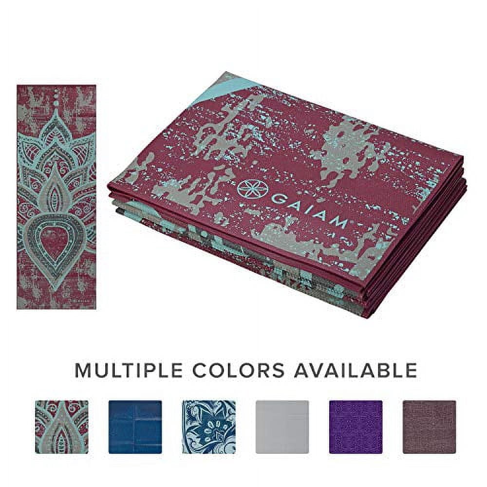 Gaiam Foldable Yoga Mat 68" 2mm - Walmart.com
