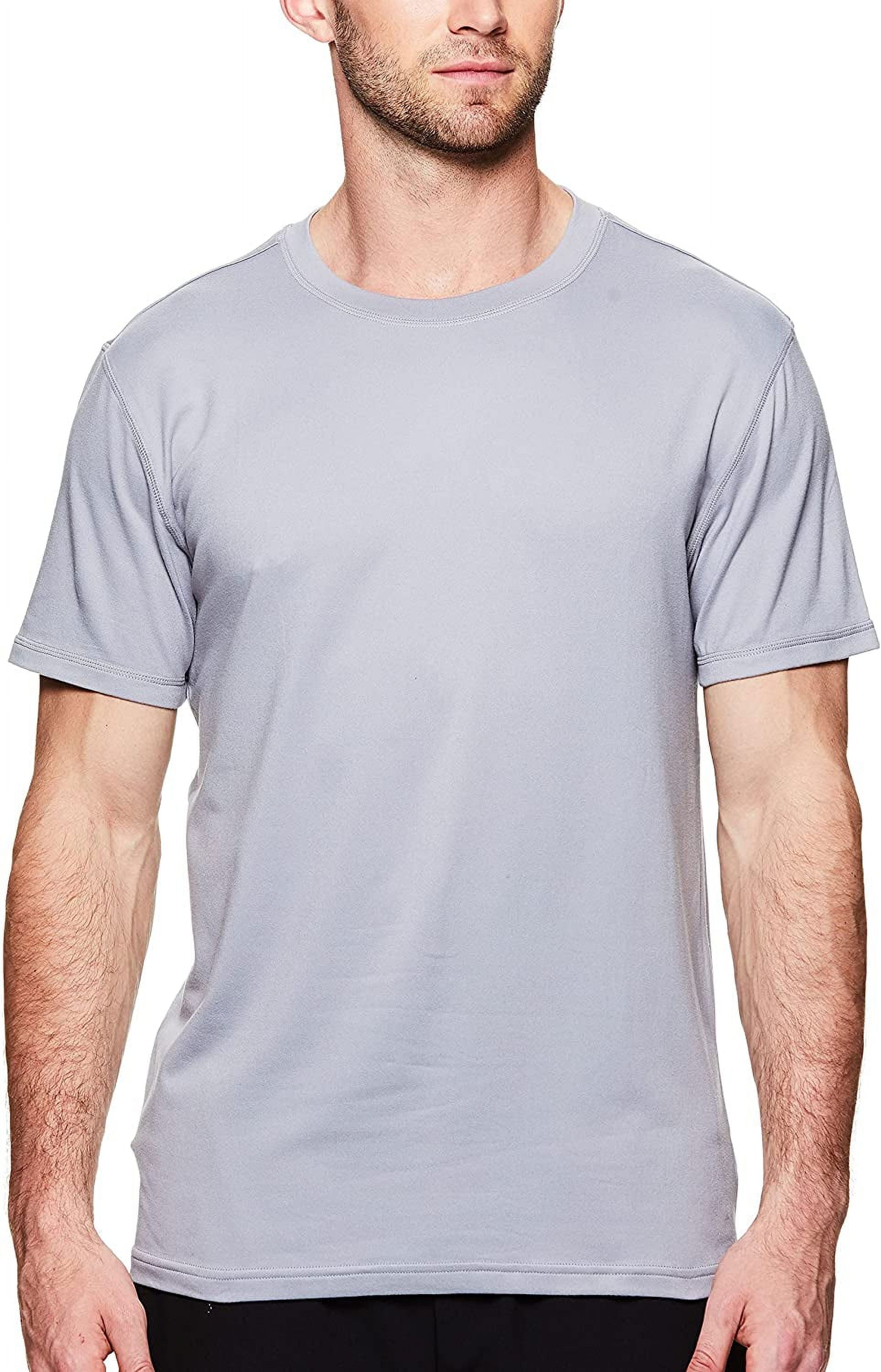 Gaiam Men's Moisture-Wicking Crewneck Tee, Short Sleeves, Sizes S-XL ...