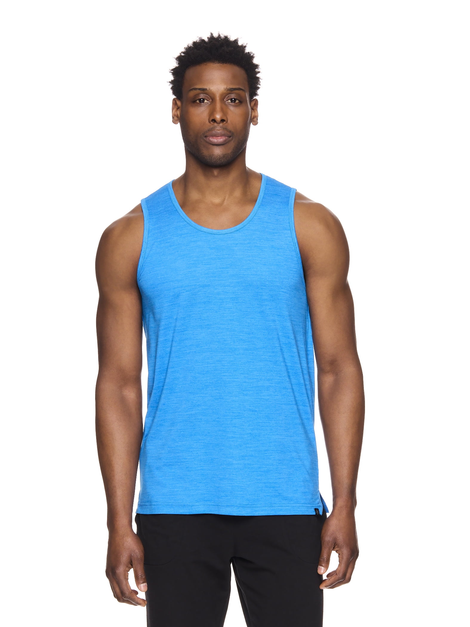 Gaiam Men's Crewneck Tank Top S-XL Polyester Spandex Gym Summer ...