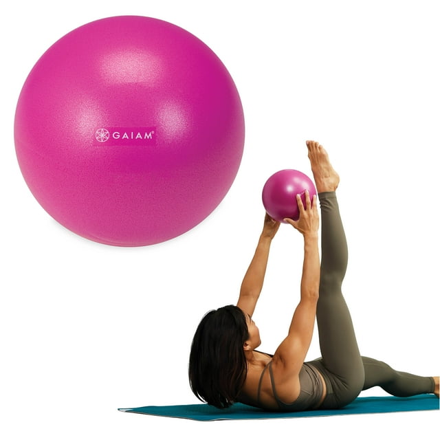 Gaiam Mini Ab Ball, Fuchsia, 8 Inch, Inflatable - Walmart.com