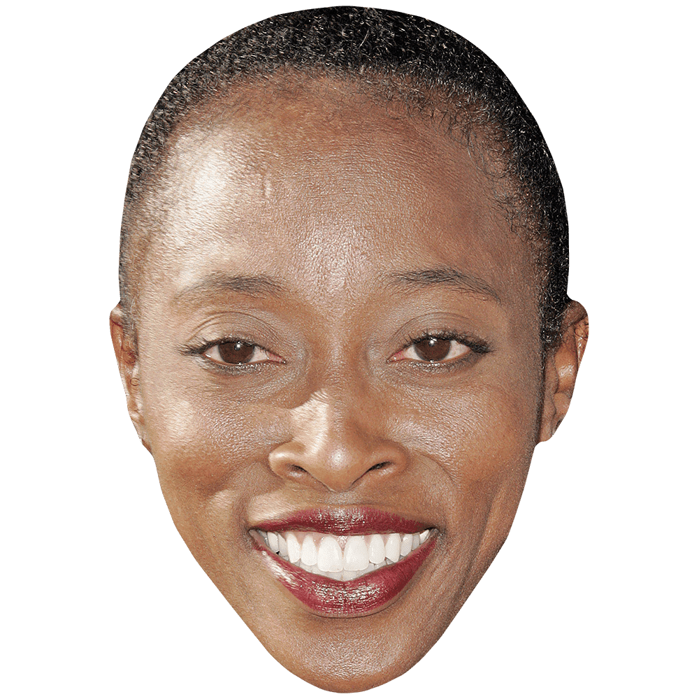 Gail Devers (Smile) Flat Cardboard Face - Walmart.com