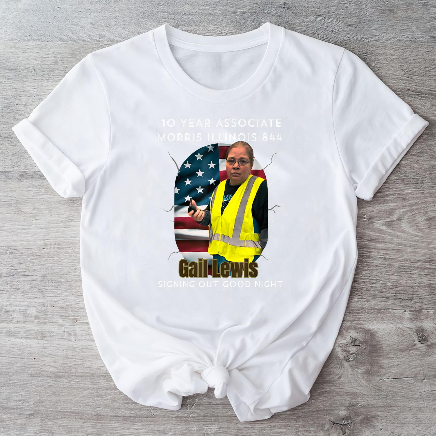 Gail Lewis Shirt, Gail Lewis We Salute You The End American Hero T ...