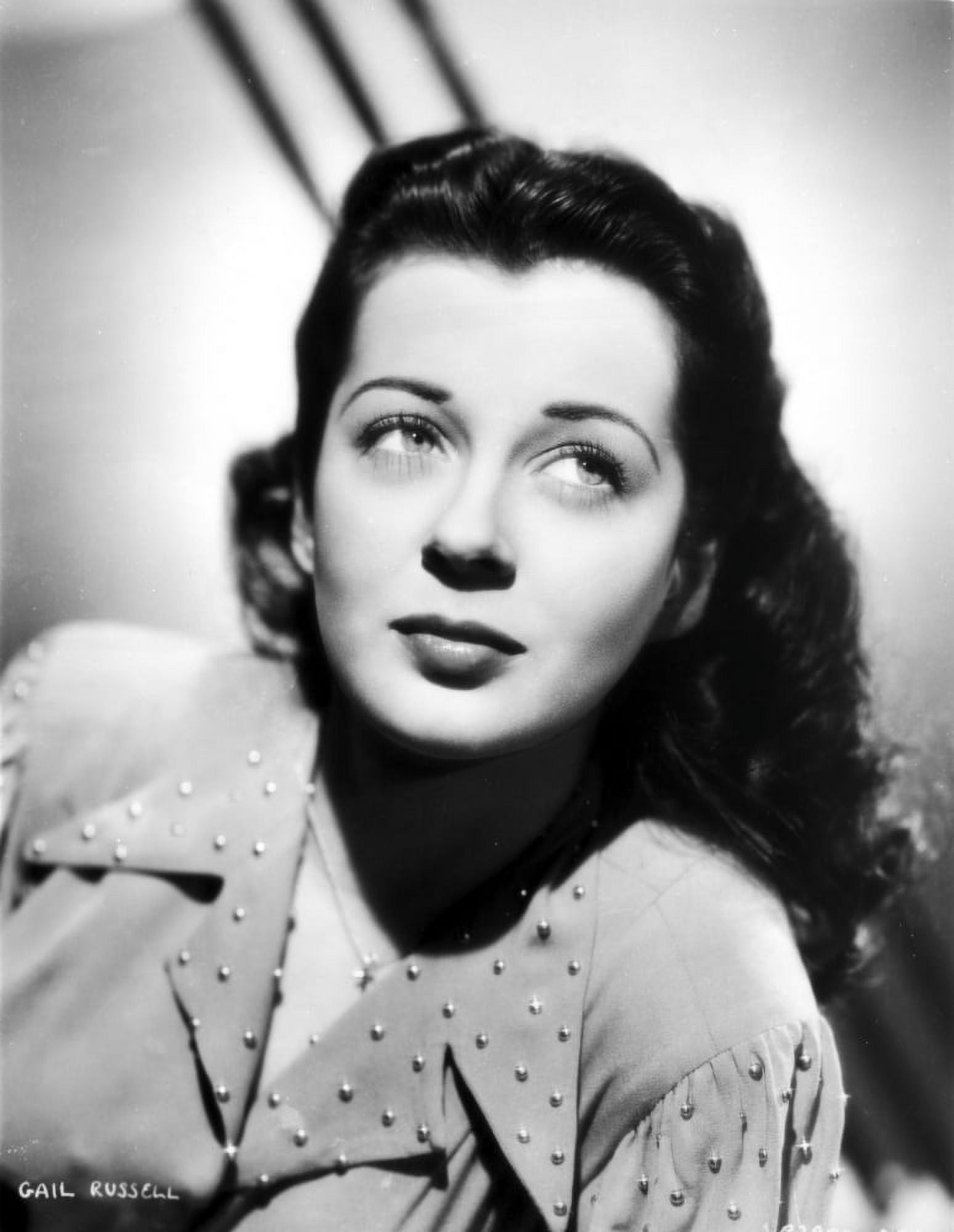 Gail Russell Posed in Dress with White Background Photo Print (8 x 10 ...