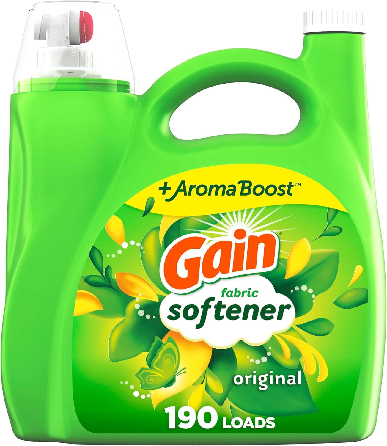 Gain Fabric Softener, Original Scent, 140 fl oz, 190 Loads, HE ...