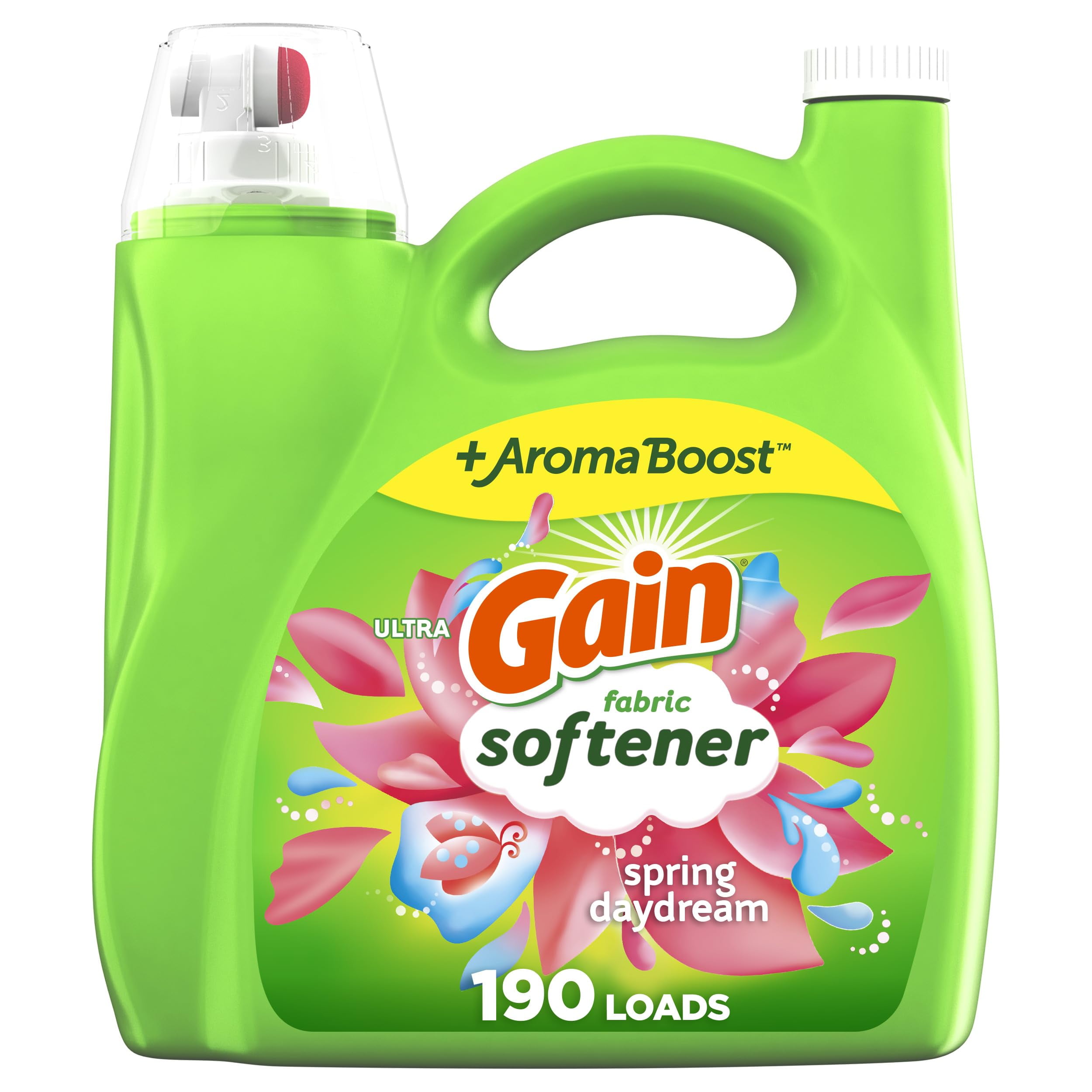 Gain Fabric Softener, Spring Daydream, 140 fl oz, 190 Loads, Liquid ...