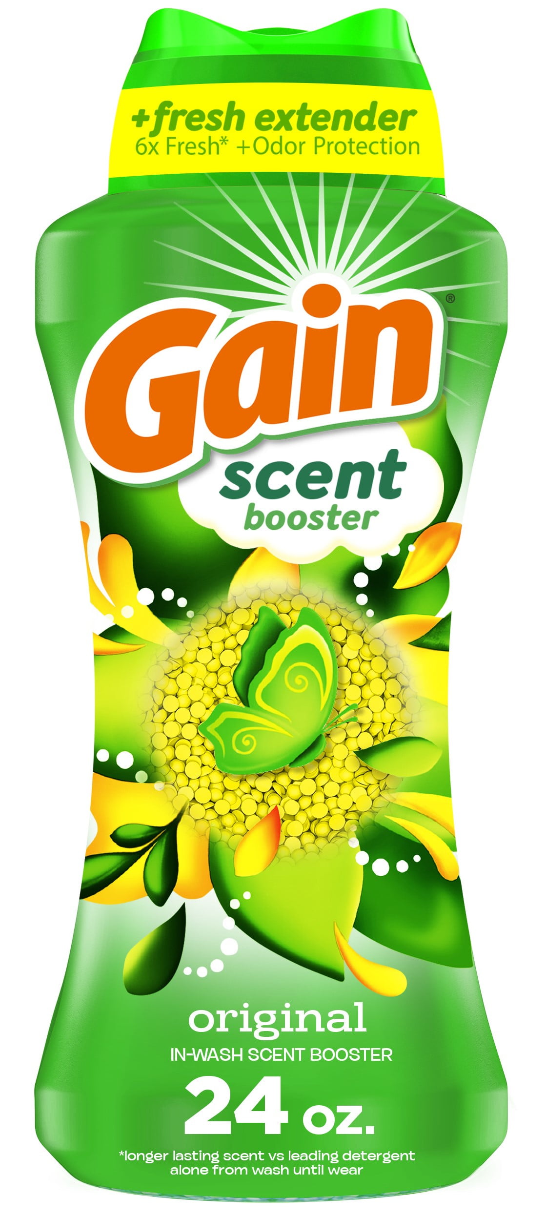 Gain Fireworks Original Scent Laundry Beads, 24 oz, Fabric Washing Odor ...