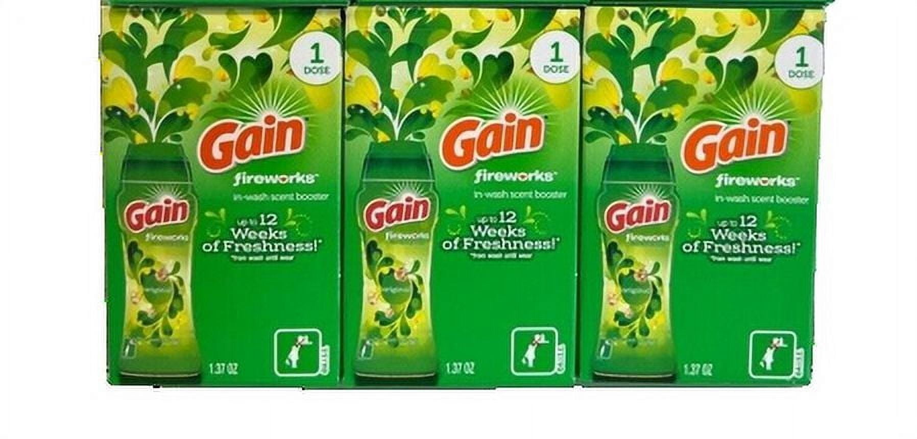 Gain Fireworks In-Wash Scent Booster Beads, Long-Lasting Fabric ...