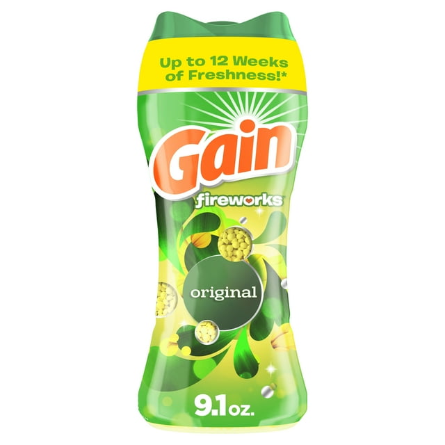 Gain Fireworks Original Scent Laundry Beads, Washer Washing Machine ...