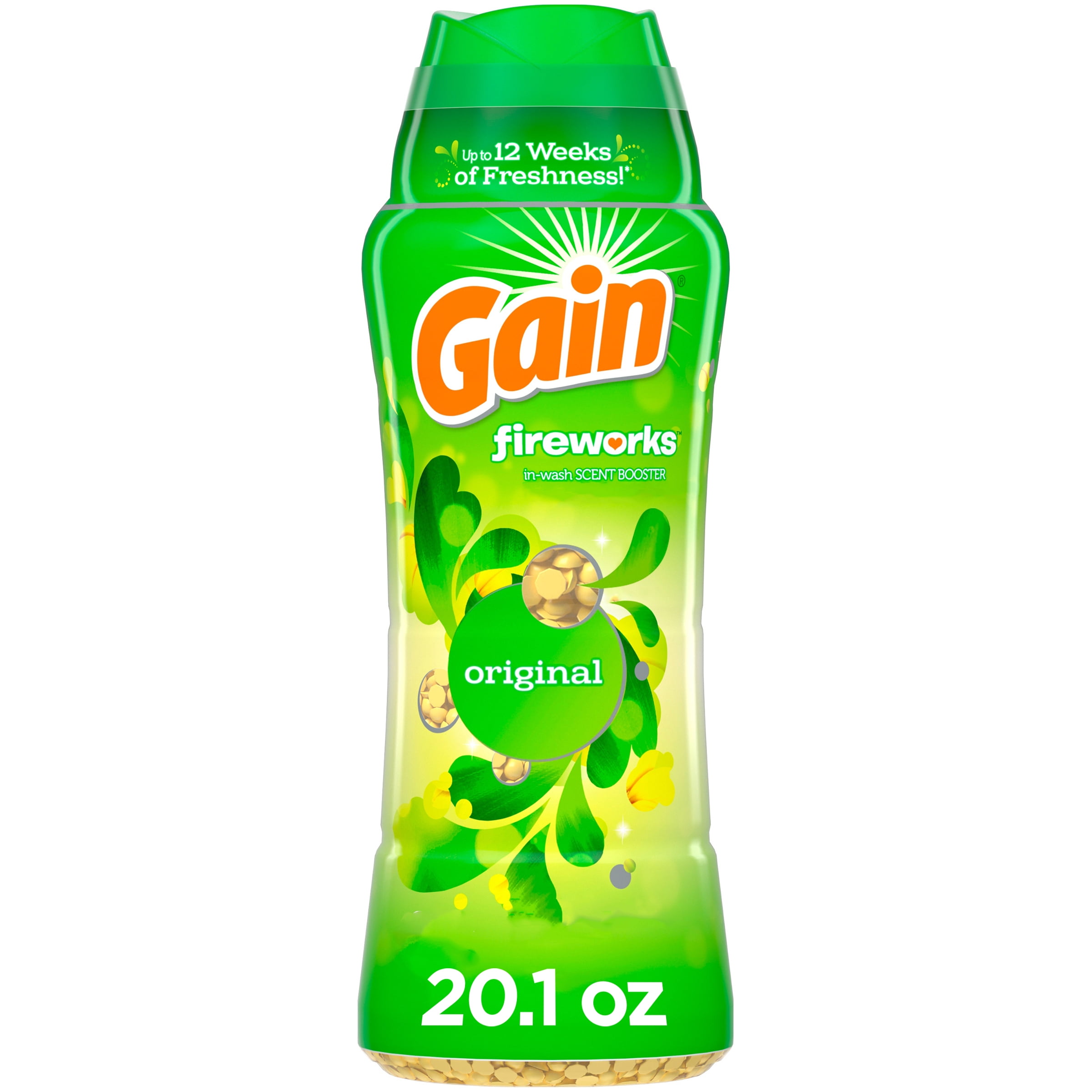 Gain Original Scent Fireworks - 20.1 oz Fresh Laundry Scent Booster ...
