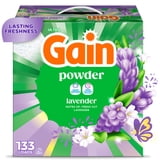 Gain Powder Laundry Detergent Lavender Scent 123 oz 133 Loads Safe for ...