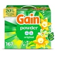 Gain Powder Laundry Detergent, Original Scent, 154 oz, 167 Loads ...