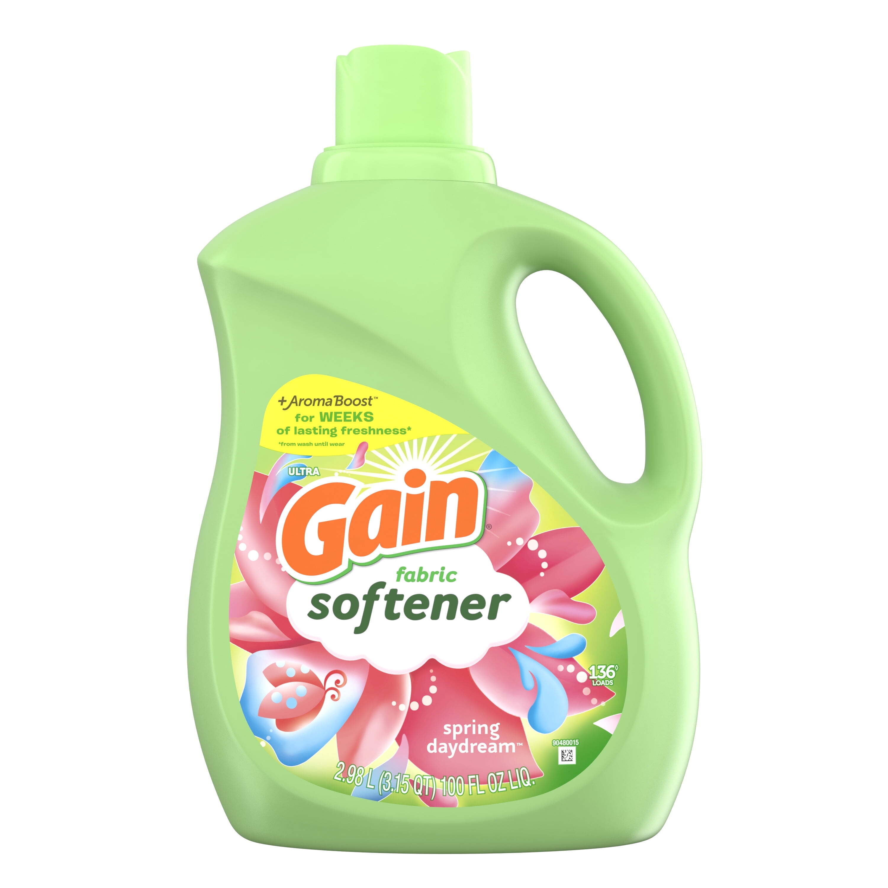 Gain Laundry Liquid Fabric Softener, Spring Daydream Fabric Conditioner ...