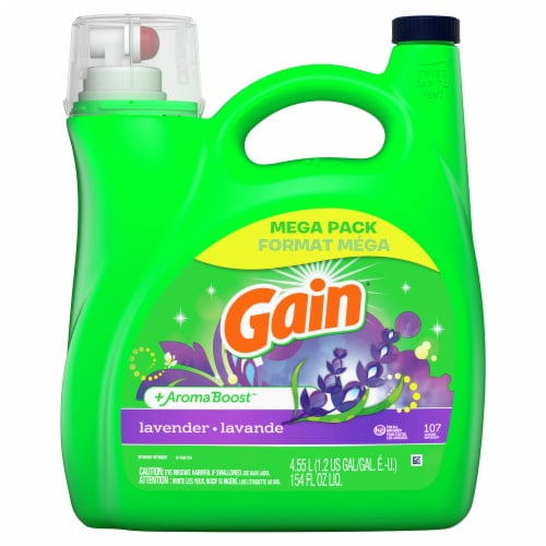 Gain Lavender Liquid Laundry Detergent - 154 fl oz - Walmart.com