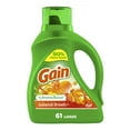 Gain Liquid Laundry Detergent, Island Fresh Scent, 61 Loads, 88 fl oz ...
