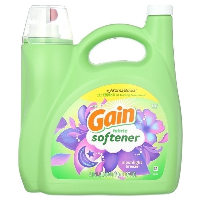 Gain Liquid Laundry Fabric Softener and Conditioner, Moonlight Breeze ...