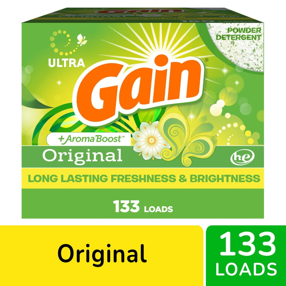 Gain Original Powder Laundry Detergent - 123 oz - Walmart.com