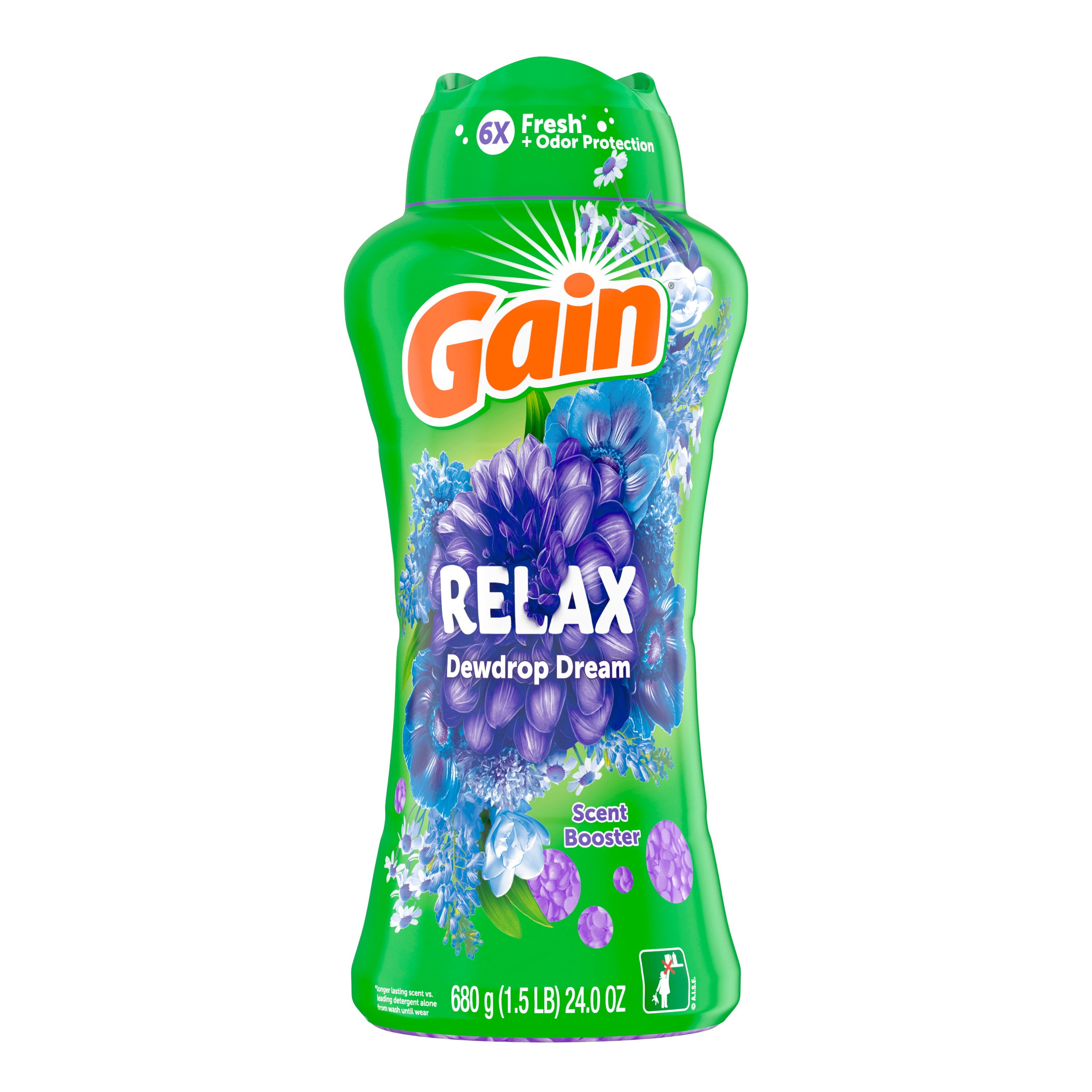 Gain Relax In-Wash Scent Booster Beads - Dewdrop Dream - 24 Oz ...