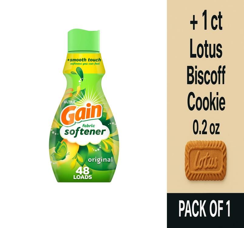 Gain Ultra Liquid Fabric Softener, 48 Loads - Original - 35 oz - Pack ...