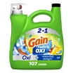 Original Gain Laundry Detergent, 64 Loads, 100 Fl Oz OXI Power Infused ...