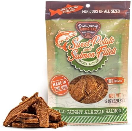 Gaines Family Farmstead Sweet Potato & Salmon Fillets for Dogs, All ...