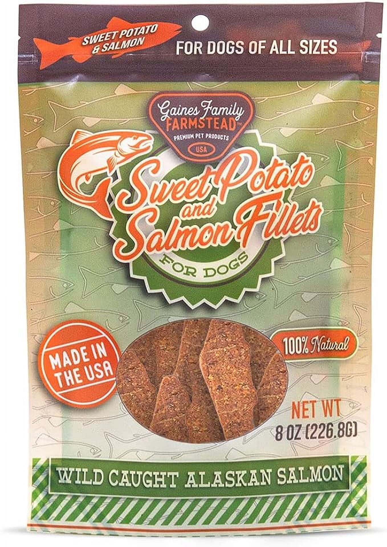 Gaines Family Farmstead Sweet Potato and Salmon Fillets, All-Natural ...