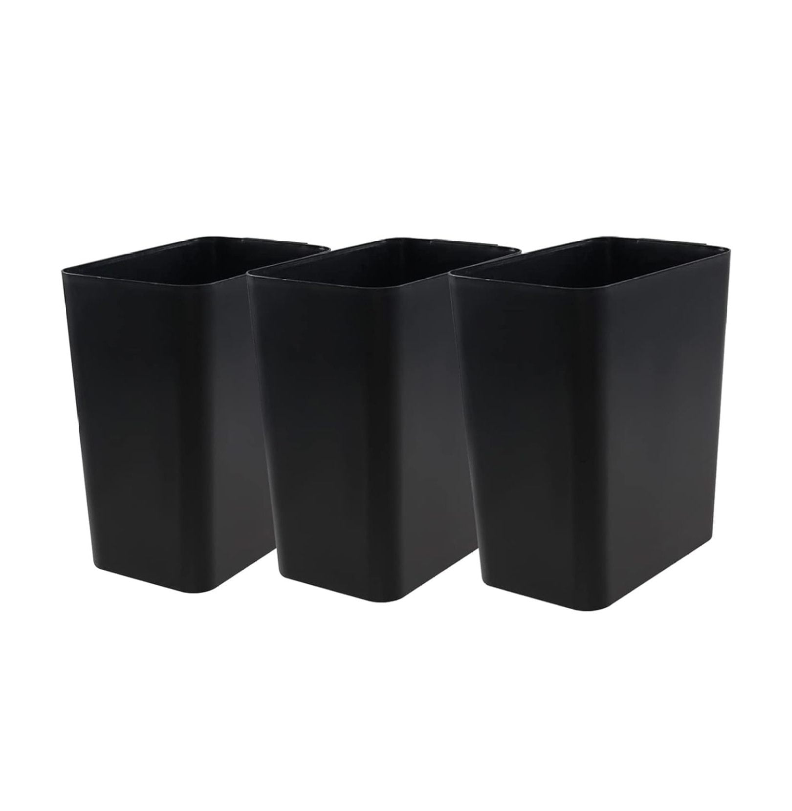 Gainhope 3-Pack Small Trash Cans - 4.5 Gallon Plastic Wastebasket ...